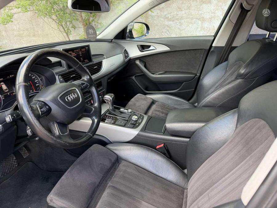 Black Audi A6 2012 in Mazeikiai, with an engine capacity of 2.97 L and mileage of 308 thousand km for 8600 €, photo 16 on AUTOMOTO.COM.LV