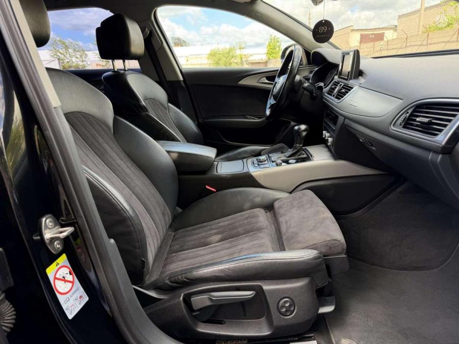 Black Audi A6 2012 in Mazeikiai, with an engine capacity of 2.97 L and mileage of 308 thousand km for 8600 €, photo 22 on AUTOMOTO.COM.LV