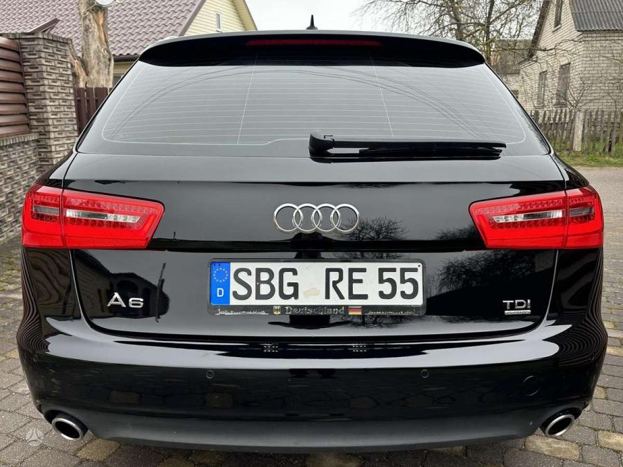 Black Audi A6 2012 in Vilnius, with an engine capacity of 2.97 L and mileage of 254 thousand km for 10450 €, photo 7 on AUTOMOTO.COM.LV