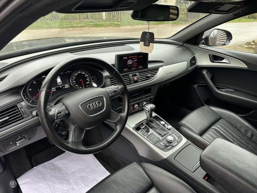 Black Audi A6 2012 in Vilnius, with an engine capacity of 2.97 L and mileage of 254 thousand km for 10450 €, photo 8 on AUTOMOTO.COM.LV