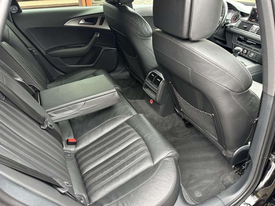 Black Audi A6 2012 in Vilnius, with an engine capacity of 2.97 L and mileage of 254 thousand km for 10450 €, photo 13 on AUTOMOTO.COM.LV