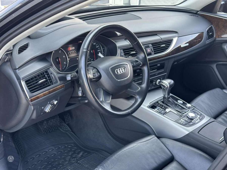 Black Audi A6 2012 in Vilnius, with an engine capacity of 2.97 L and mileage of 306 thousand km for 11000 €, photo 8 on AUTOMOTO.COM.LV