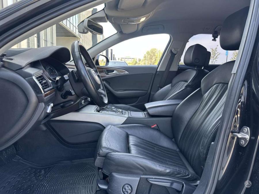 Black Audi A6 2012 in Vilnius, with an engine capacity of 2.97 L and mileage of 306 thousand km for 11000 €, photo 9 on AUTOMOTO.COM.LV