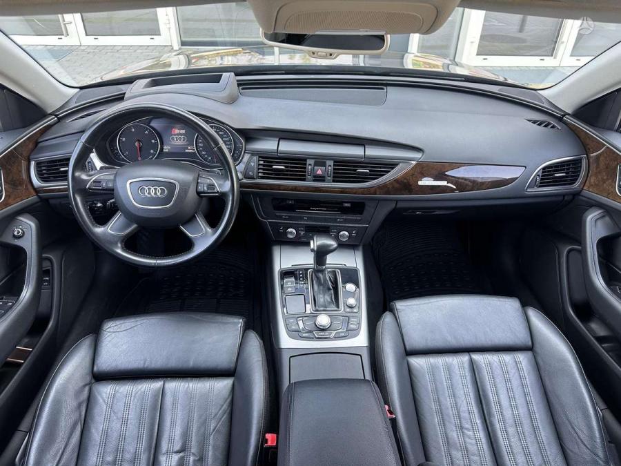 Black Audi A6 2012 in Vilnius, with an engine capacity of 2.97 L and mileage of 306 thousand km for 11000 €, photo 14 on AUTOMOTO.COM.LV