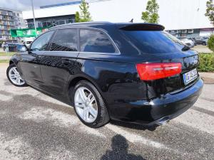 Melns Audi A6 2012 Viļņa, ar dzinēja tilpumu 2.97 L un nobraukumu 280 tūkst. km par 8800 €, foto 6 vietnē AUTOMOTO.COM.LV