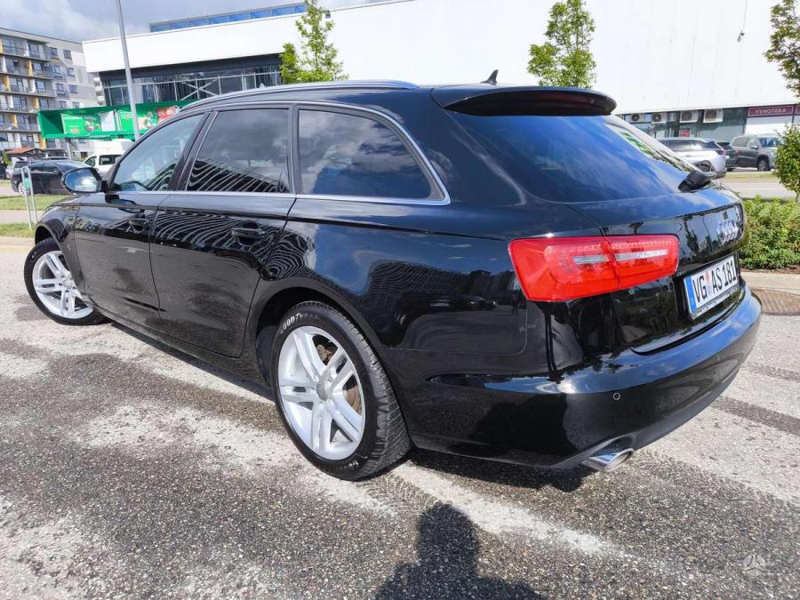 Melns Audi A6 2012 Viļņa, ar dzinēja tilpumu 2.97 L un nobraukumu 280 tūkst. km par 8800 €, foto 6 vietnē AUTOMOTO.COM.LV