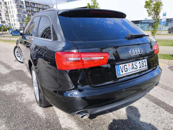 Black Audi A6 2012 in Vilnius, with an engine capacity of 2.97 L and mileage of 280 thousand km for 8800 €, photo 6 on AUTOMOTO.COM.LV