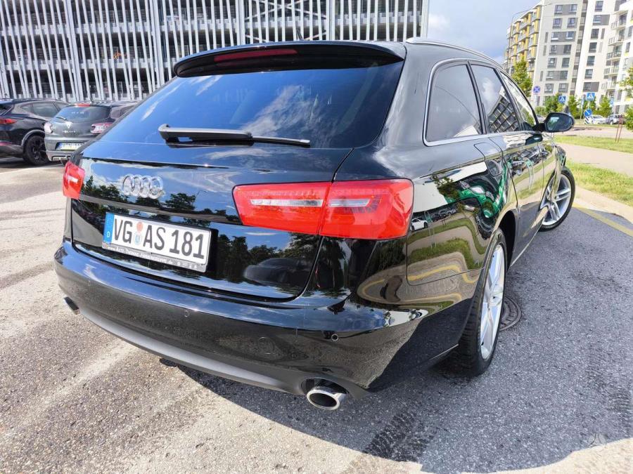 Melns Audi A6 2012 Viļņa, ar dzinēja tilpumu 2.97 L un nobraukumu 280 tūkst. km par 8800 €, foto 9 vietnē AUTOMOTO.COM.LV