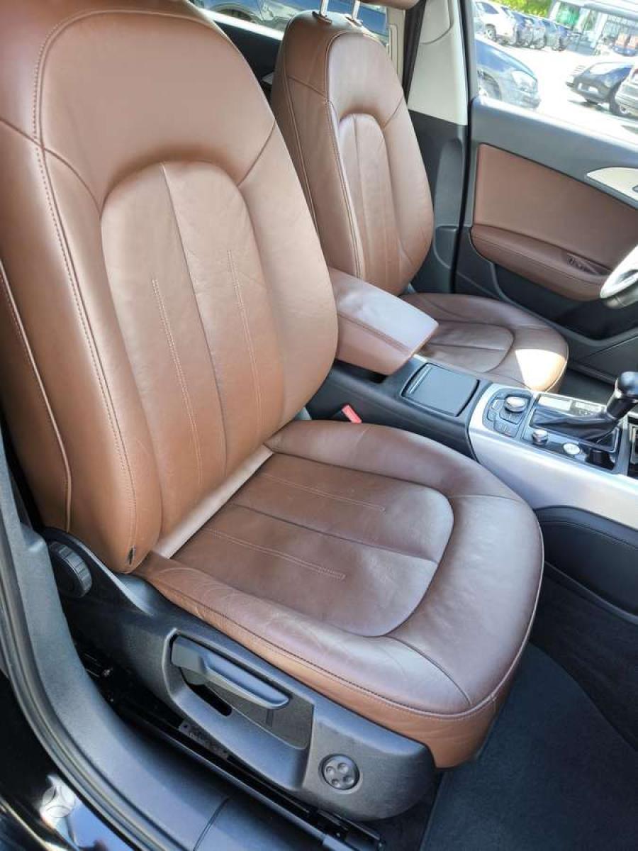 Melns Audi A6 2012 Viļņa, ar dzinēja tilpumu 2.97 L un nobraukumu 280 tūkst. km par 8800 €, foto 17 vietnē AUTOMOTO.COM.LV