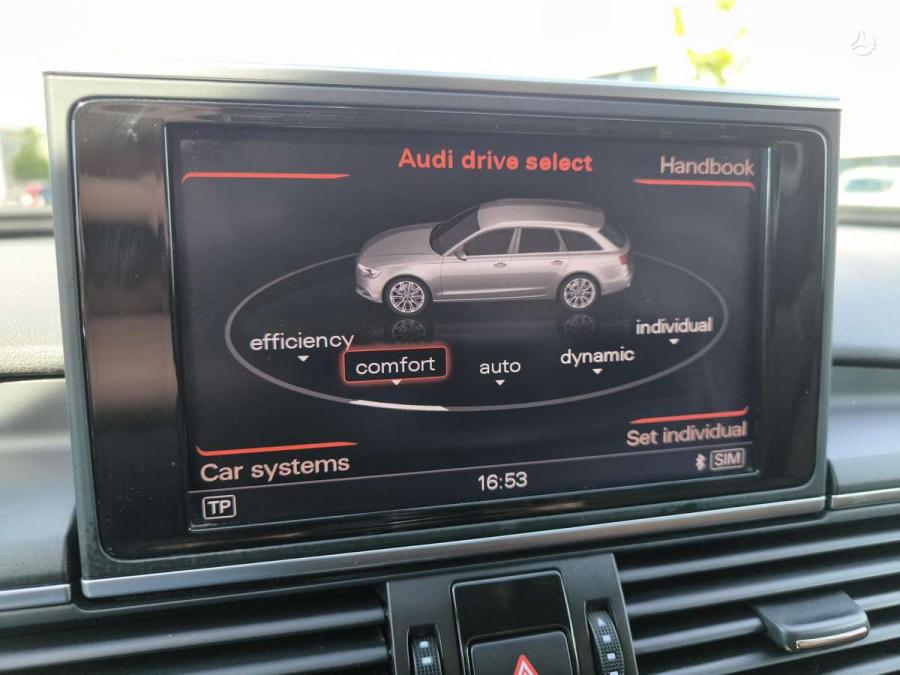 Melns Audi A6 2012 Viļņa, ar dzinēja tilpumu 2.97 L un nobraukumu 280 tūkst. km par 8800 €, foto 30 vietnē AUTOMOTO.COM.LV