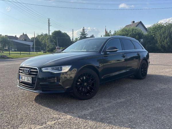 Melns Audi A6 2012 Kauņa, ar dzinēja tilpumu 2.97 L un nobraukumu 215 tūkst. km par 9500 €, foto 1 vietnē AUTOMOTO.COM.LV