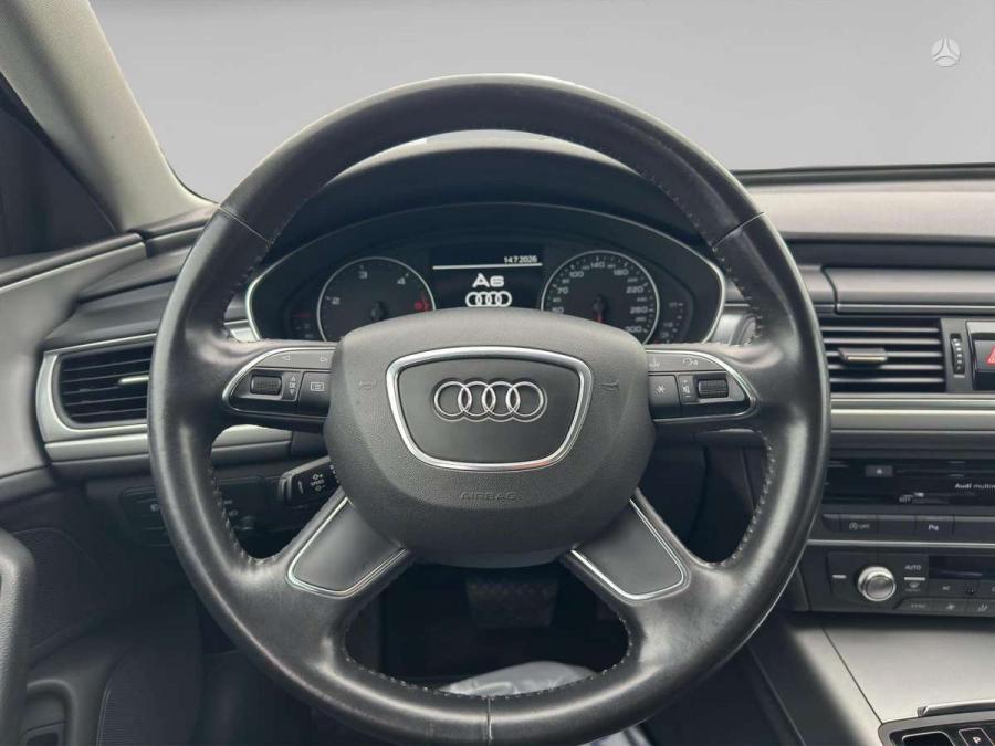 Black Audi A6 2012 in Kaunas, with an engine capacity of 2.00 L and mileage of 291 thousand km for 8990 €, photo 11 on AUTOMOTO.COM.LV