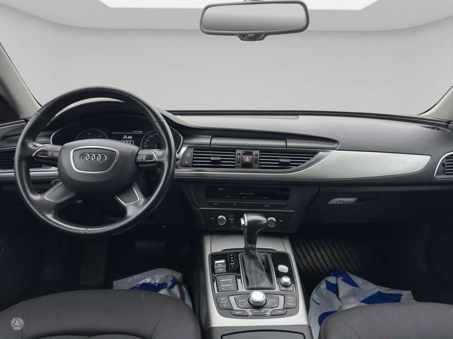 Black Audi A6 2012 in Kaunas, with an engine capacity of 2.00 L and mileage of 291 thousand km for 8990 €, photo 14 on AUTOMOTO.COM.LV