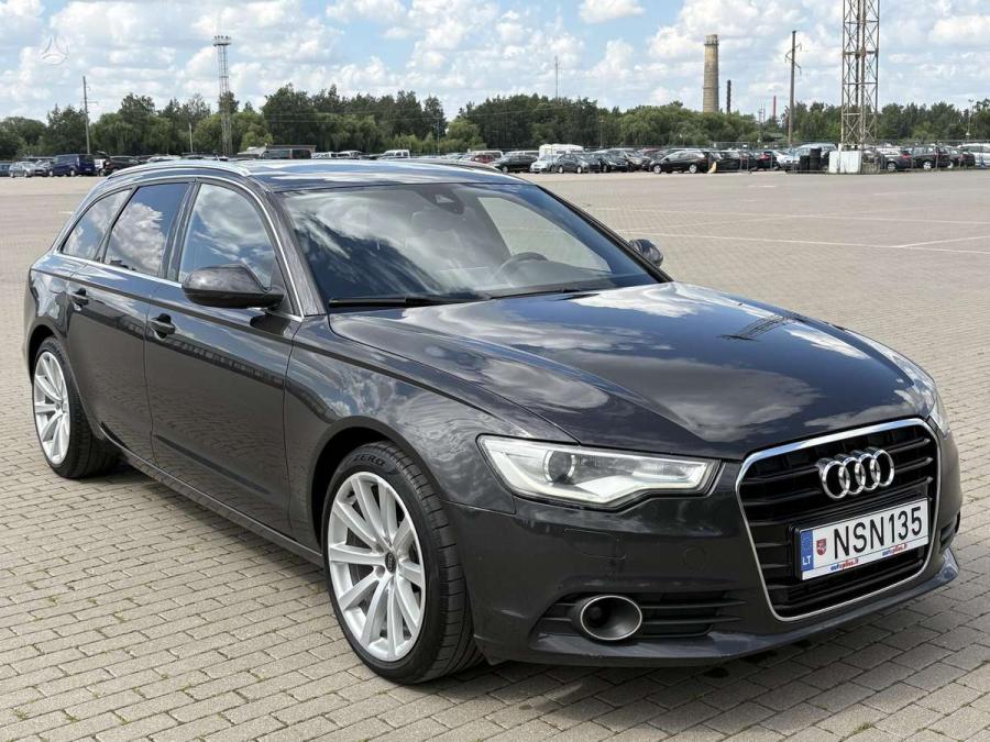 Black Audi A6 2012 in Kaunas, with an engine capacity of 2.97 L and mileage of 287 thousand km for 9200 €, photo 1 on AUTOMOTO.COM.LV