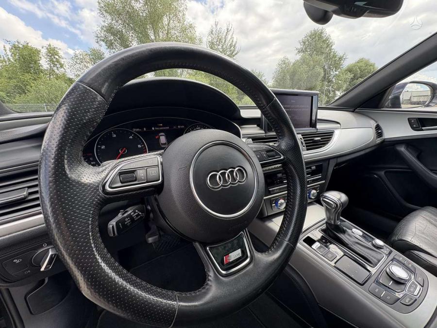 Black Audi A6 2012 in Kaunas, with an engine capacity of 2.97 L and mileage of 287 thousand km for 9200 €, photo 13 on AUTOMOTO.COM.LV