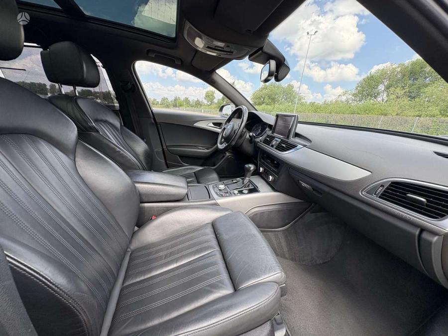 Black Audi A6 2012 in Kaunas, with an engine capacity of 2.97 L and mileage of 287 thousand km for 9200 €, photo 14 on AUTOMOTO.COM.LV