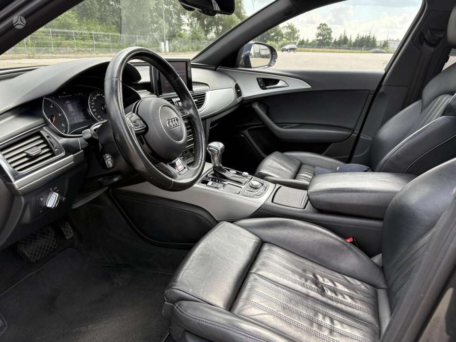 Black Audi A6 2012 in Kaunas, with an engine capacity of 2.97 L and mileage of 287 thousand km for 9200 €, photo 15 on AUTOMOTO.COM.LV