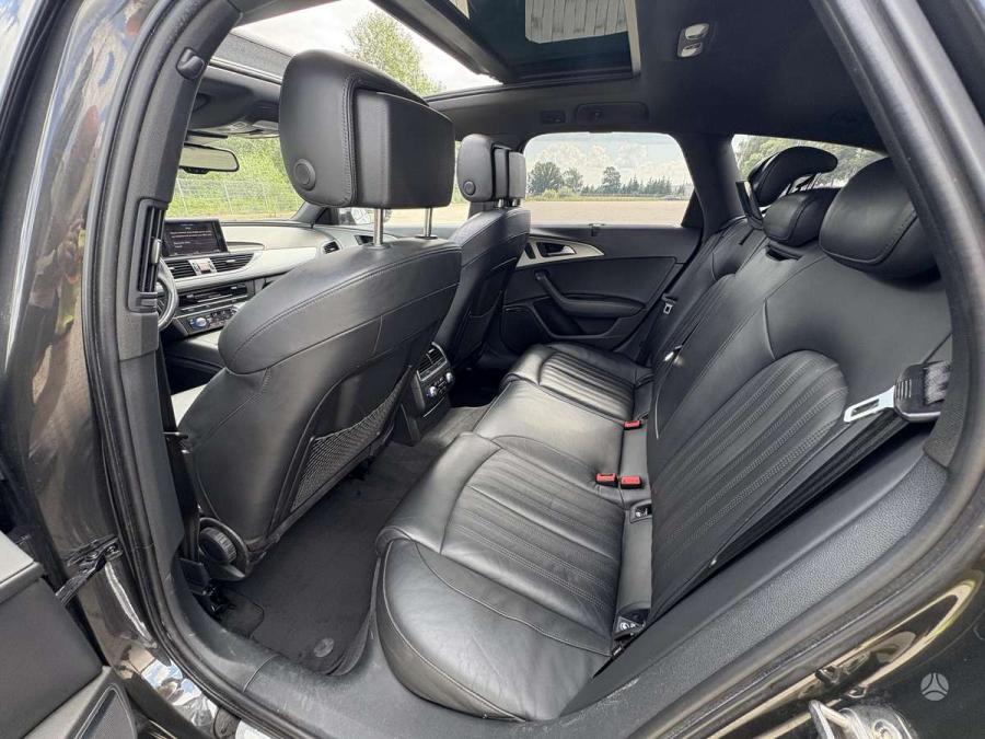Black Audi A6 2012 in Kaunas, with an engine capacity of 2.97 L and mileage of 287 thousand km for 9200 €, photo 16 on AUTOMOTO.COM.LV