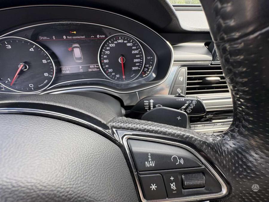 Black Audi A6 2012 in Kaunas, with an engine capacity of 2.97 L and mileage of 287 thousand km for 9200 €, photo 21 on AUTOMOTO.COM.LV