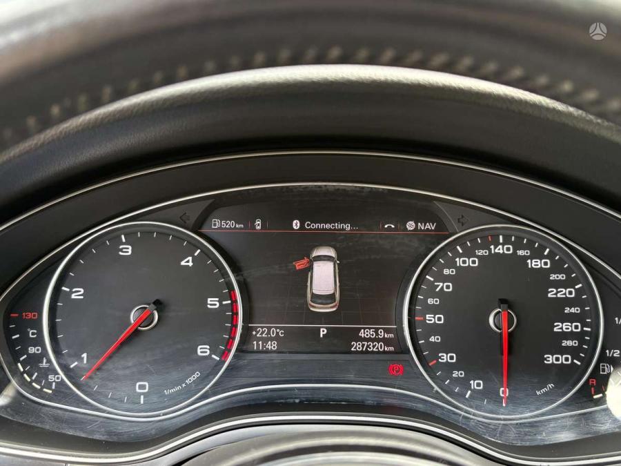 Black Audi A6 2012 in Kaunas, with an engine capacity of 2.97 L and mileage of 287 thousand km for 9200 €, photo 24 on AUTOMOTO.COM.LV