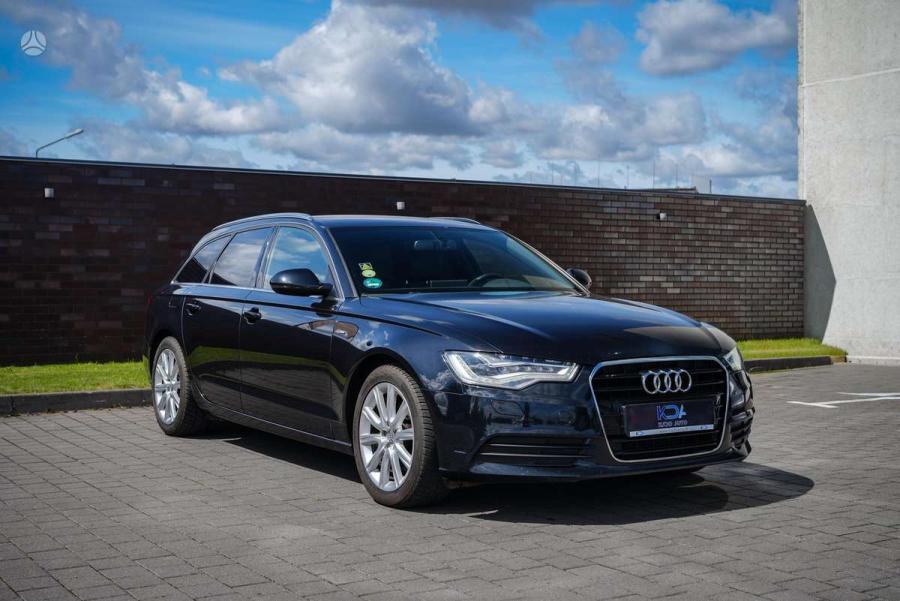 Black Audi A6 2012 in Marijampole, with an engine capacity of 2.97 L and mileage of 162 thousand km for 10850 €, photo 1 on AUTOMOTO.COM.LV