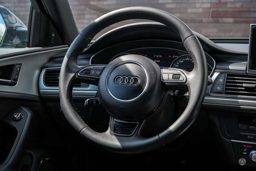 Black Audi A6 2012 in Marijampole, with an engine capacity of 2.97 L and mileage of 162 thousand km for 10850 €, photo 20 on AUTOMOTO.COM.LV