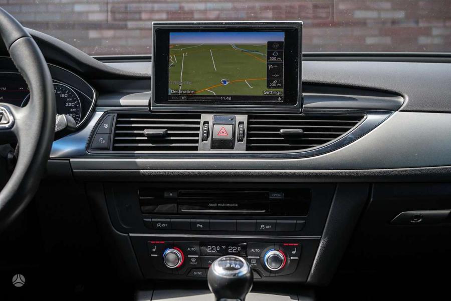 Black Audi A6 2012 in Marijampole, with an engine capacity of 2.97 L and mileage of 162 thousand km for 10850 €, photo 21 on AUTOMOTO.COM.LV