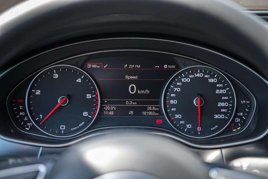 Black Audi A6 2012 in Marijampole, with an engine capacity of 2.97 L and mileage of 162 thousand km for 10850 €, photo 26 on AUTOMOTO.COM.LV