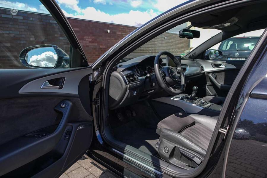 Black Audi A6 2012 in Marijampole, with an engine capacity of 2.97 L and mileage of 162 thousand km for 10850 €, photo 27 on AUTOMOTO.COM.LV