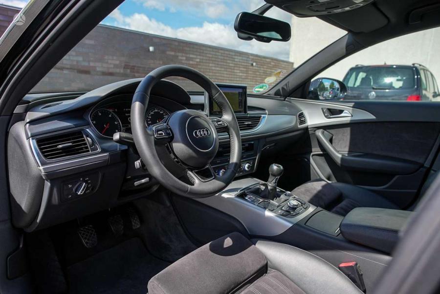 Black Audi A6 2012 in Marijampole, with an engine capacity of 2.97 L and mileage of 162 thousand km for 10850 €, photo 28 on AUTOMOTO.COM.LV