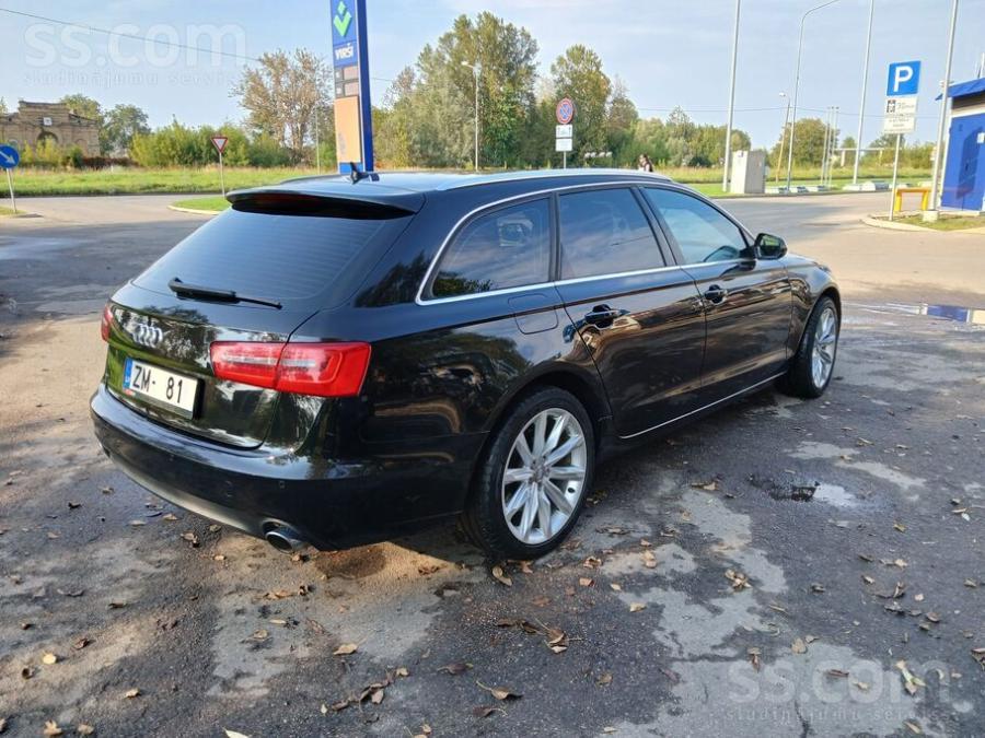 Black Audi A6 2012 in Saldus, with an engine capacity of 3.00 L and mileage of 364 thousand km for 11500 €, photo 3 on AUTOMOTO.COM.LV