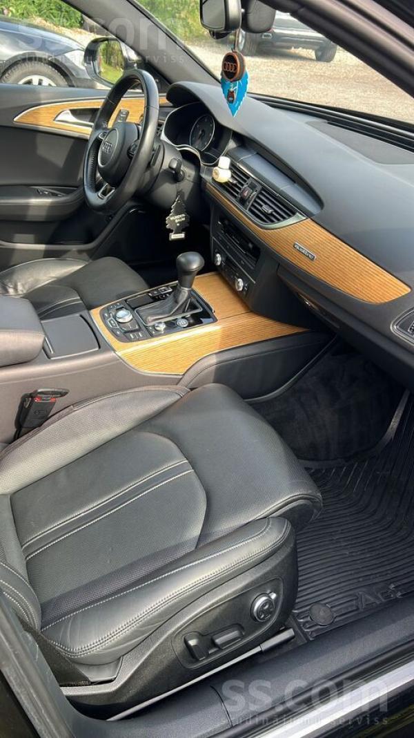 Black Audi A6 2012 in Saldus, with an engine capacity of 3.00 L and mileage of 364 thousand km for 11500 €, photo 5 on AUTOMOTO.COM.LV