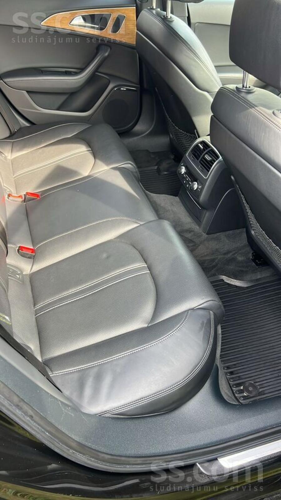 Black Audi A6 2012 in Saldus, with an engine capacity of 3.00 L and mileage of 364 thousand km for 11500 €, photo 8 on AUTOMOTO.COM.LV