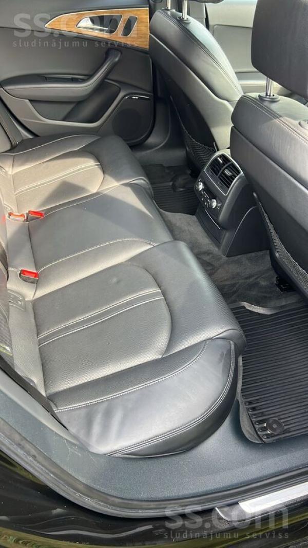 Black Audi A6 2012 in Saldus, with an engine capacity of 3.00 L and mileage of 364 thousand km for 11500 €, photo 7 on AUTOMOTO.COM.LV