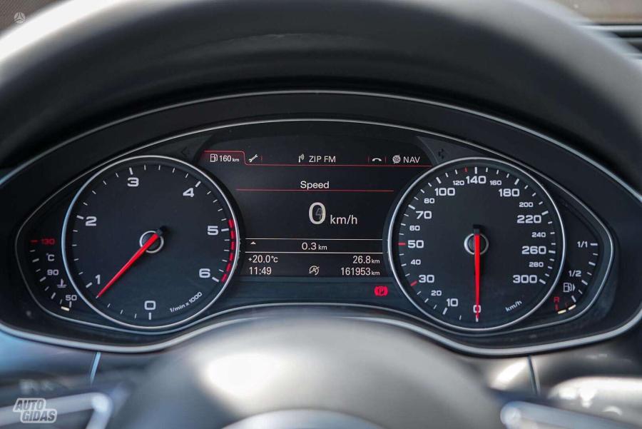 Black Audi A6 2012 in Kaunas, with an engine capacity of 3.00 L and mileage of 162 thousand km for 10850 €, photo 26 on AUTOMOTO.COM.LV