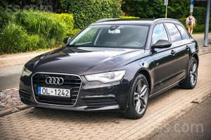 Black Audi A6 2012 in Riga, with an engine capacity of 3.00 L and mileage of 0 thousand km for 7590 €, photo 1 on AUTOMOTO.COM.LV