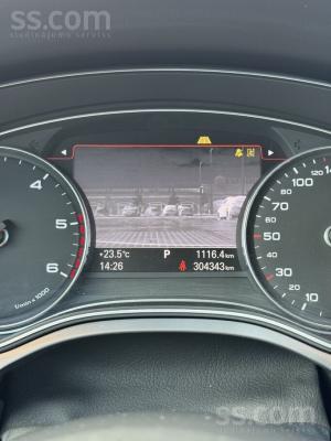 Black Audi A6 2012 in Riga, with an engine capacity of 3.00 L and mileage of 303 thousand km for 10800 €, photo 13 on AUTOMOTO.COM.LV