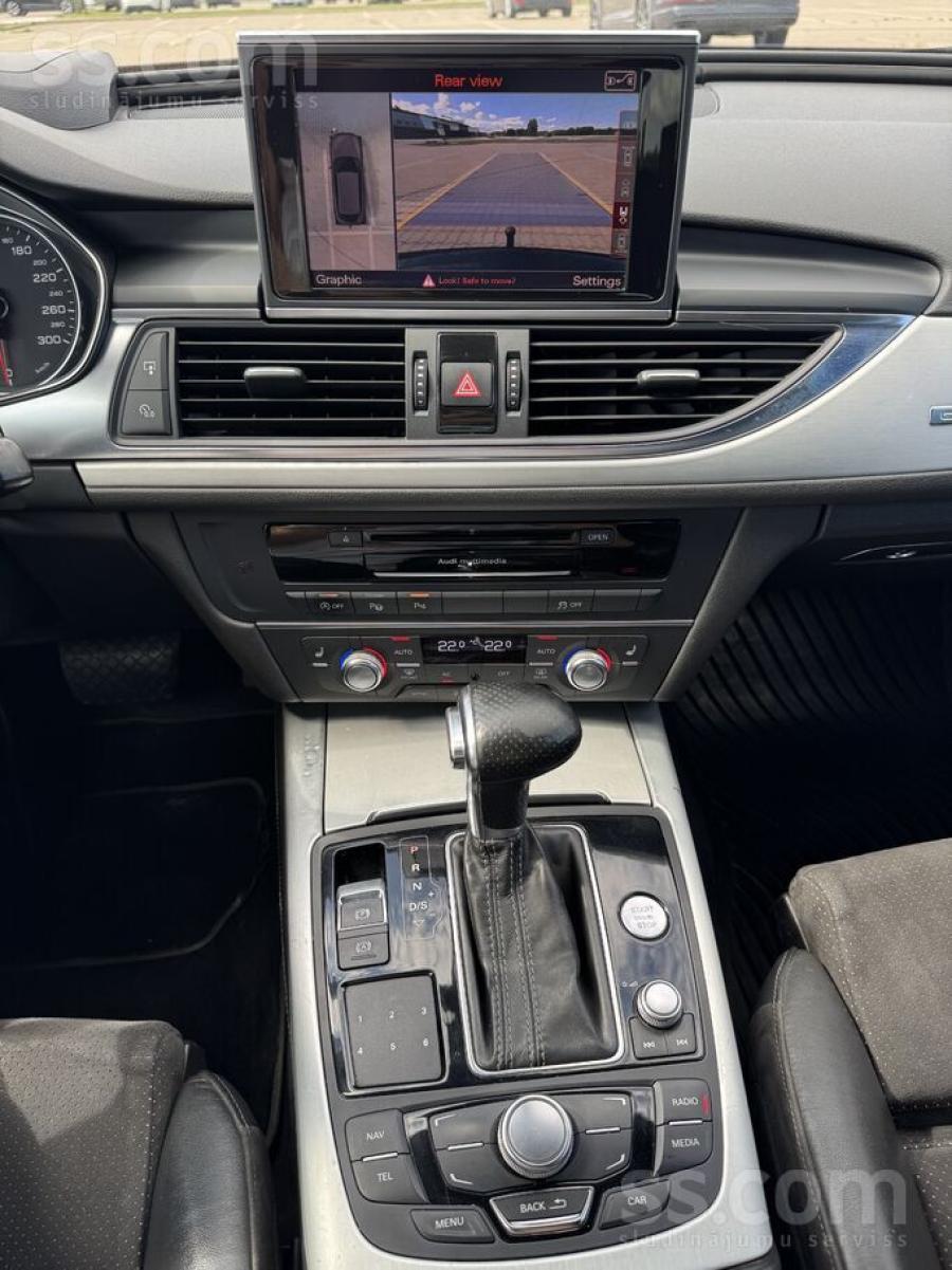 Black Audi A6 2012 in Riga, with an engine capacity of 3.00 L and mileage of 303 thousand km for 10800 €, photo 15 on AUTOMOTO.COM.LV