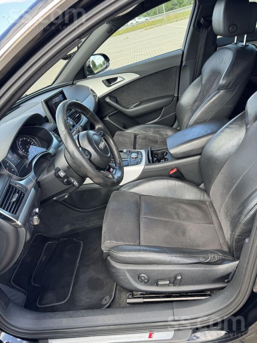 Black Audi A6 2012 in Riga, with an engine capacity of 3.00 L and mileage of 303 thousand km for 10800 €, photo 21 on AUTOMOTO.COM.LV