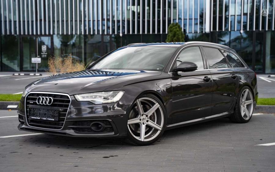 Black Audi A6 2012 in Vilnius, with an engine capacity of 2.97 L and mileage of 249 thousand km for 14800 €, photo 1 on AUTOMOTO.COM.LV