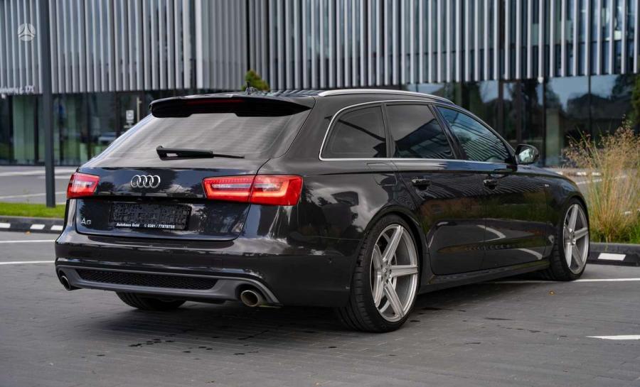 Black Audi A6 2012 in Vilnius, with an engine capacity of 2.97 L and mileage of 249 thousand km for 14800 €, photo 7 on AUTOMOTO.COM.LV