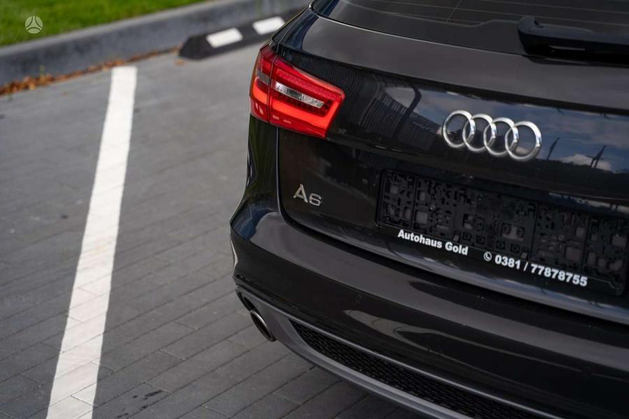 Black Audi A6 2012 in Vilnius, with an engine capacity of 2.97 L and mileage of 249 thousand km for 14800 €, photo 14 on AUTOMOTO.COM.LV