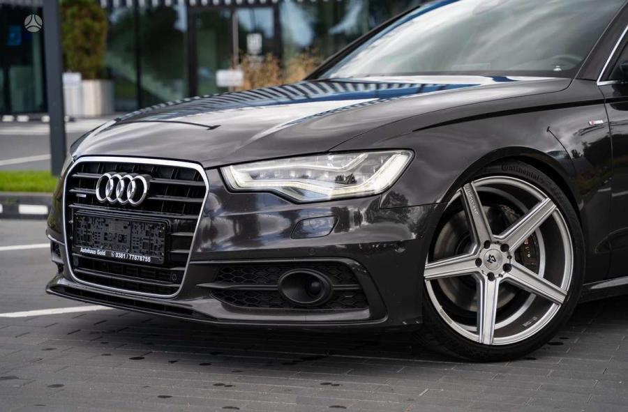 Black Audi A6 2012 in Vilnius, with an engine capacity of 2.97 L and mileage of 249 thousand km for 14800 €, photo 20 on AUTOMOTO.COM.LV
