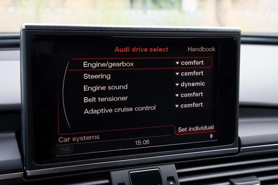 Black Audi A6 2012 in Vilnius, with an engine capacity of 2.97 L and mileage of 249 thousand km for 14800 €, photo 40 on AUTOMOTO.COM.LV