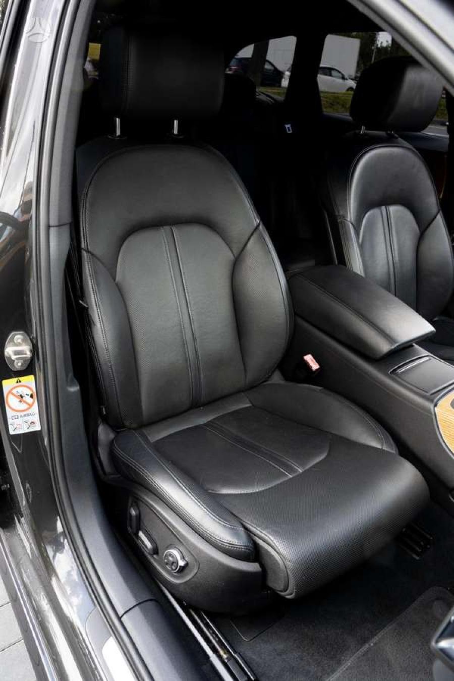 Black Audi A6 2012 in Vilnius, with an engine capacity of 2.97 L and mileage of 249 thousand km for 14800 €, photo 44 on AUTOMOTO.COM.LV