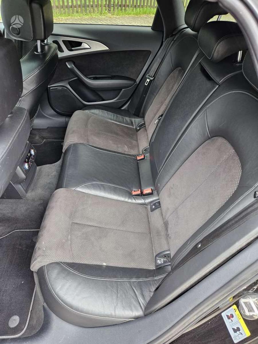 Black Audi A6 2012 in Lazdijai, with an engine capacity of 2.97 L and mileage of 400 thousand km for 9500 €, photo 5 on AUTOMOTO.COM.LV