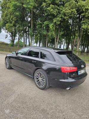 Black Audi A6 2012 in Lazdijai, with an engine capacity of 2.97 L and mileage of 400 thousand km for 9500 €, photo 8 on AUTOMOTO.COM.LV