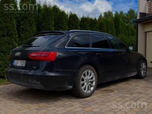 Black Audi A6 2012 in Riga, with an engine capacity of 2.00 L and mileage of 233 thousand km for 9600 €, photo  on AUTOMOTO.COM.LV