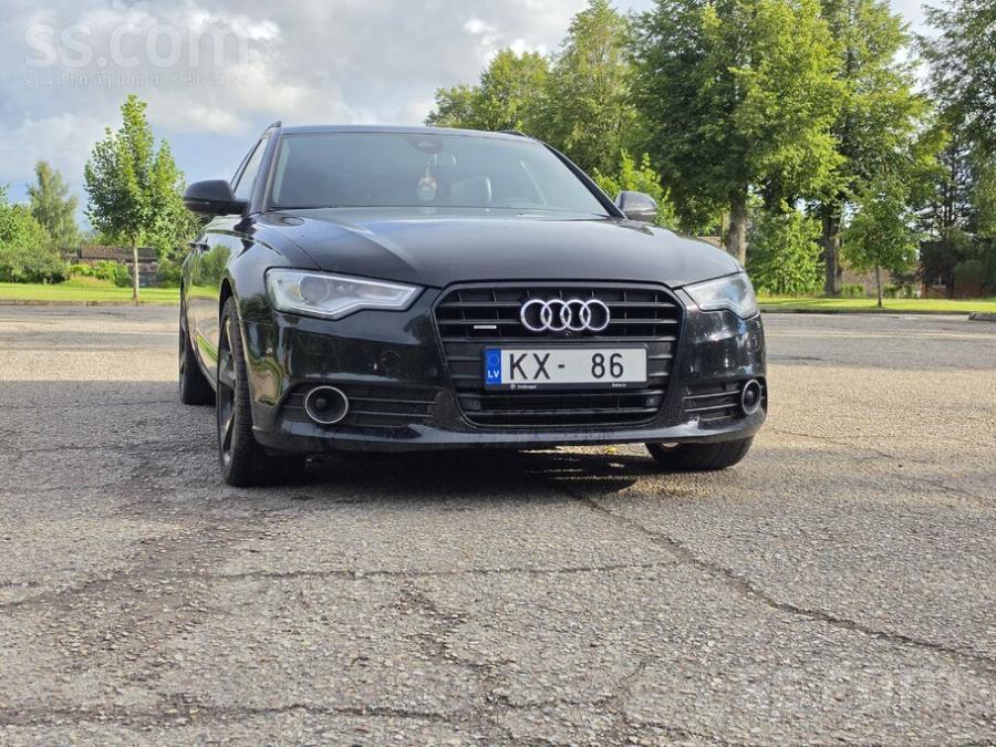 Black Audi A6 2012 in Cesis, with an engine capacity of 3.00 L and mileage of 389 thousand km for 12300 €, photo 5 on AUTOMOTO.COM.LV