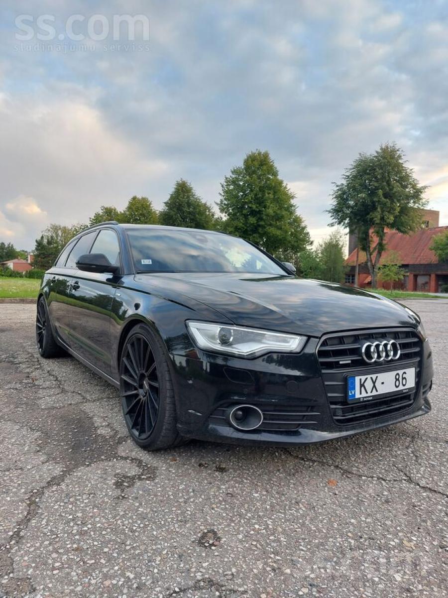 Black Audi A6 2012 in Cesis, with an engine capacity of 3.00 L and mileage of 389 thousand km for 12300 €, photo 19 on AUTOMOTO.COM.LV
